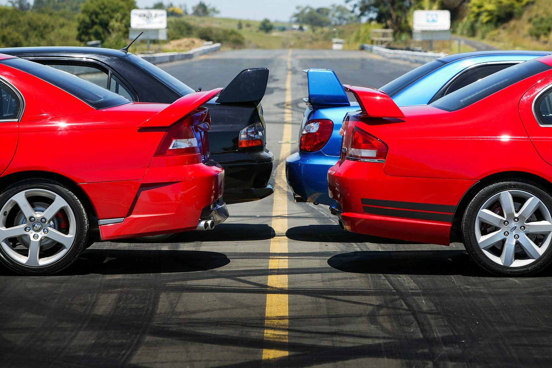 2004 Mitsubishi Lancer Evo VIII vs Subaru Impreza WRX STi vs FPV GT vs ...